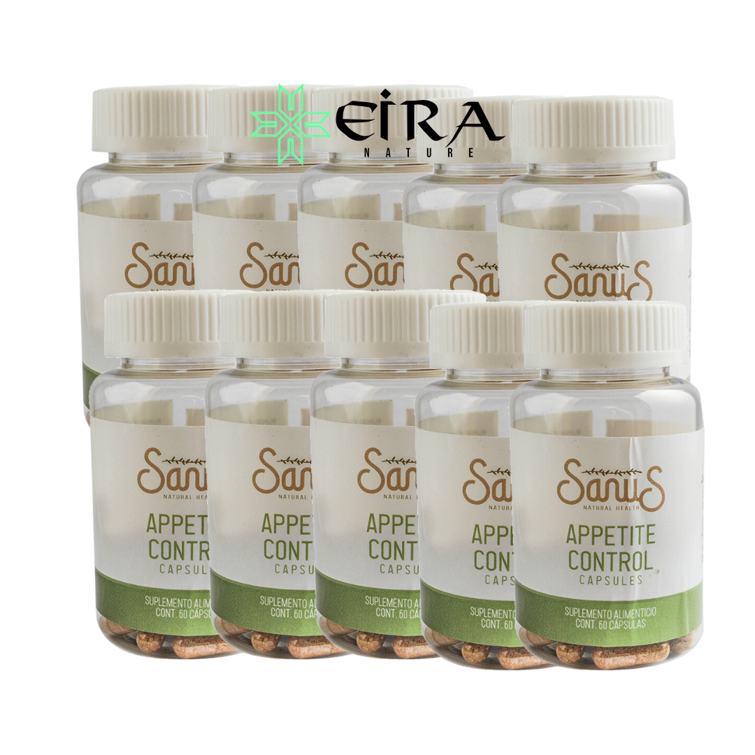 10 Frascos Appettite Control Capsulas Sanus